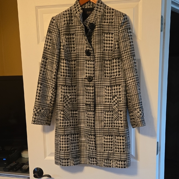 Alex Marie | Jackets & Coats | Alex Marie Black And White Houndstooth ...